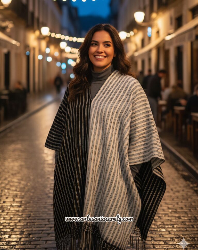 Gaban Mexicano de Algodón Otoño/Invierno. Gaban Artesanal para ...